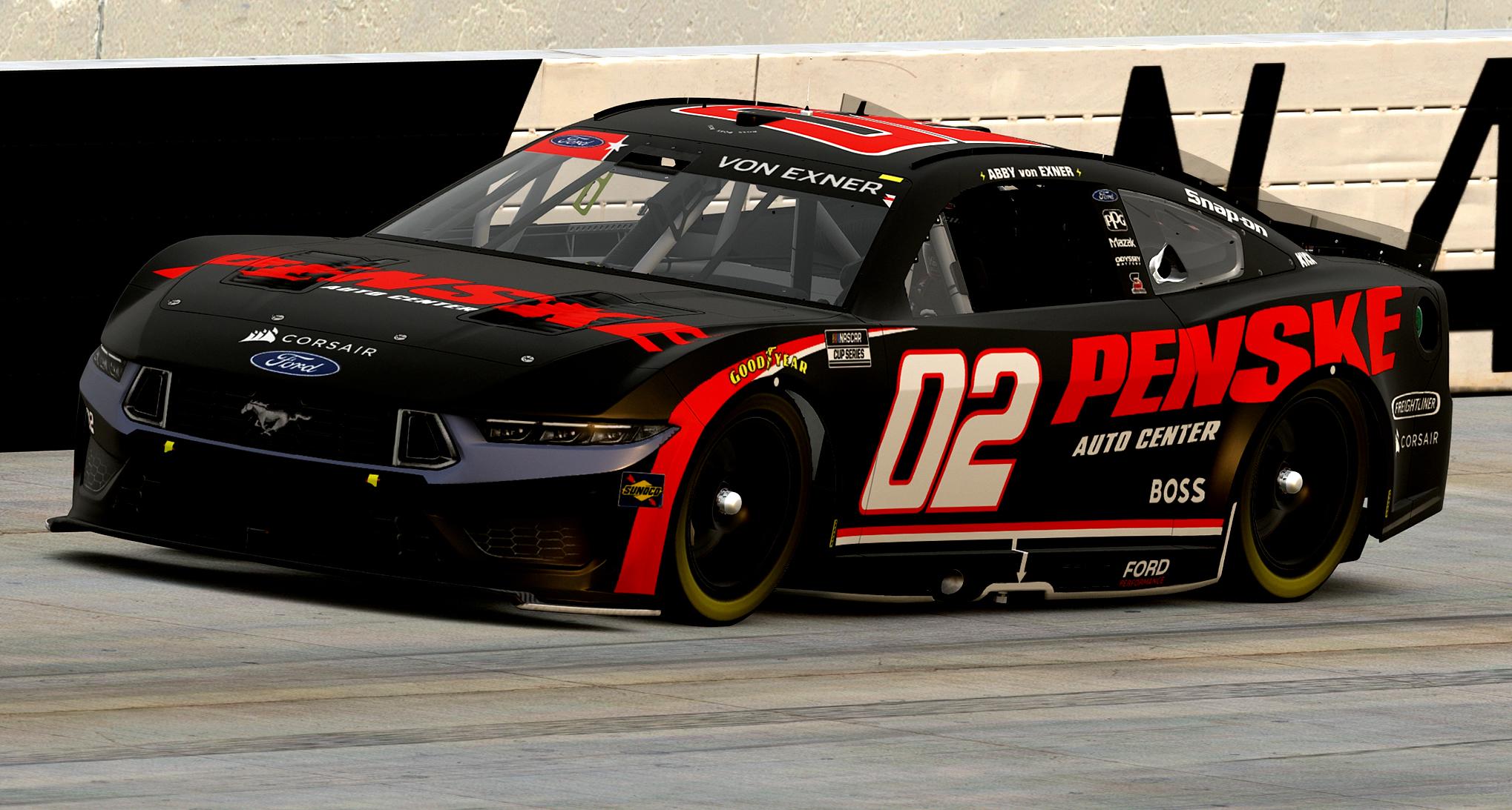 NO NUM #02 Penske Auto Center IRL 2001 / Team Penske "Red Comet" by Abigail von Exner - Trading ...