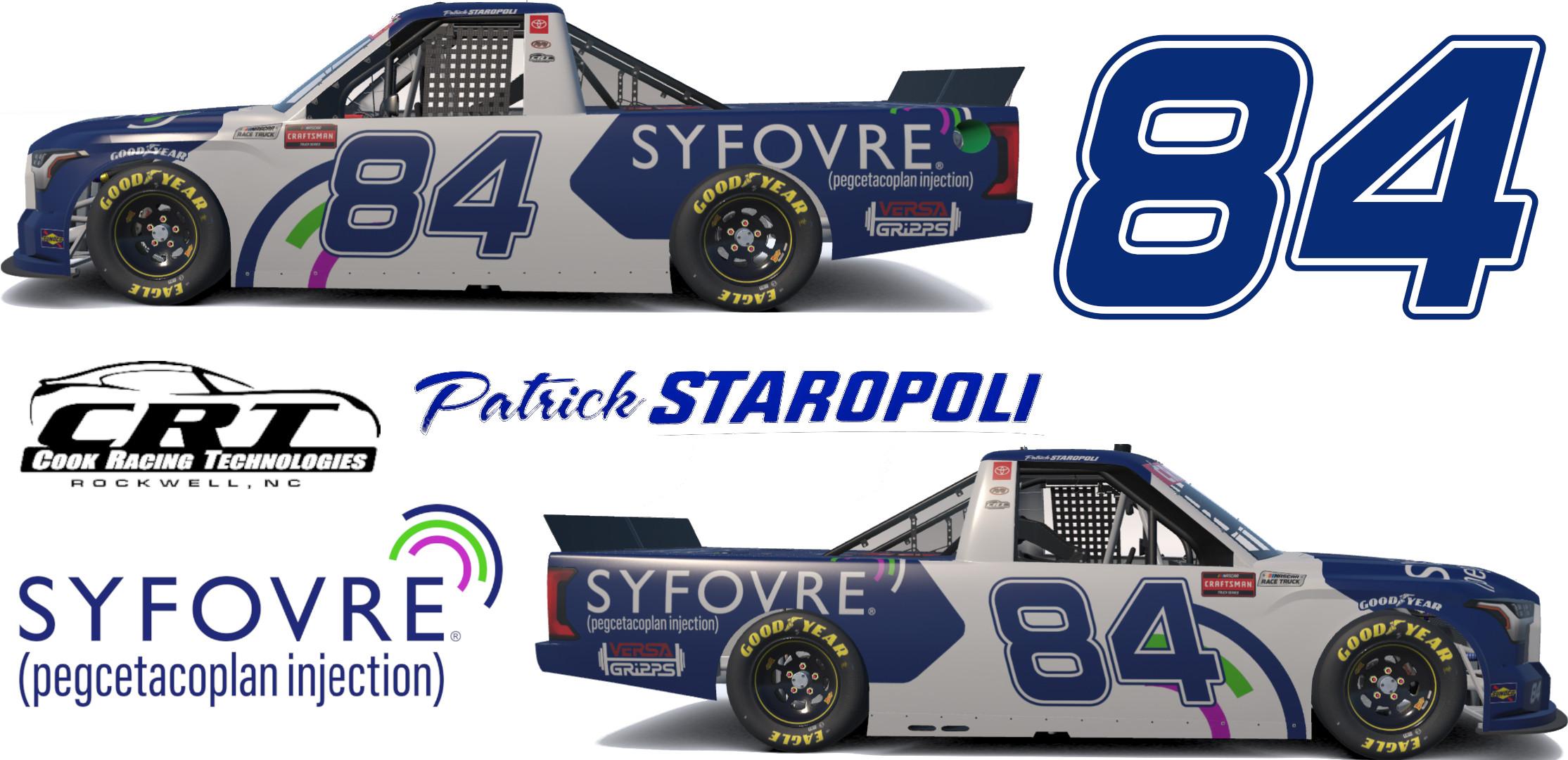 Patrick Staropoli 2025 Syfovre (#84) by Benjamin W. Rogers - Trading Paints