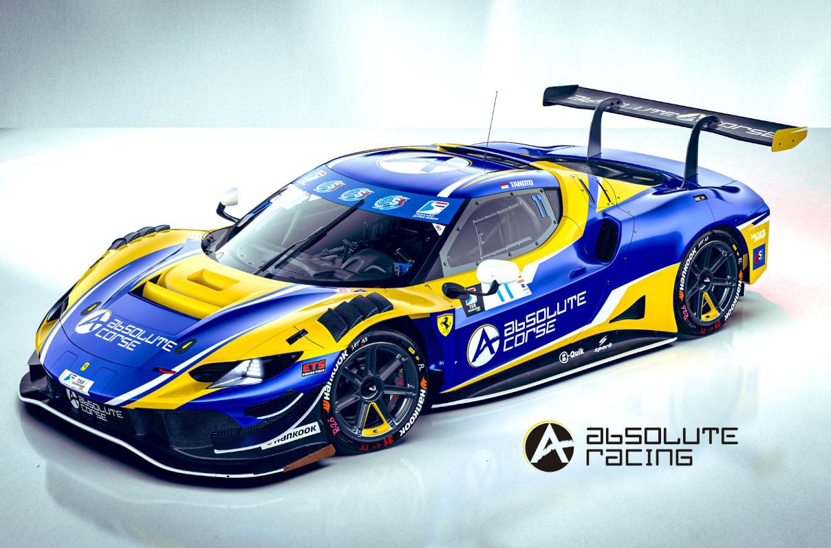 Ferrari 296 GT3 Absolute Racing by Christian Braun5 - Trading Paints