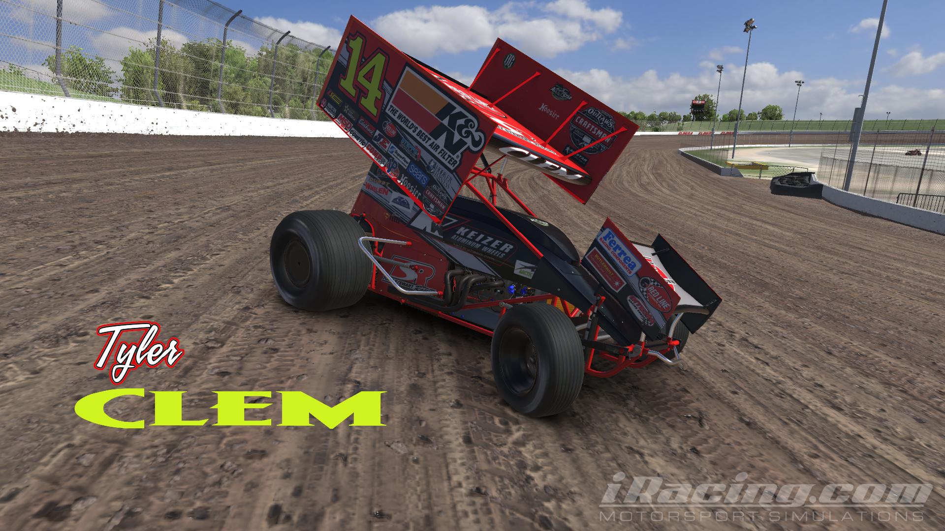 Tyler Clem 2017 Sprint Car by Kody Fisher - Trading Paints