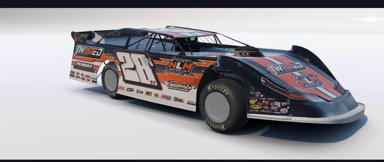 BW Orange white and black lm by Bubba Walker - Trading Paints