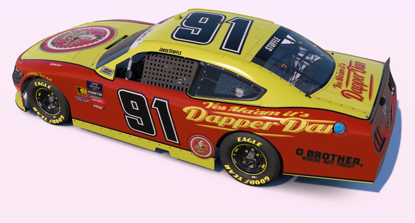 Dapper Dan Xfinity Mustang by Jared S. - Trading Paints