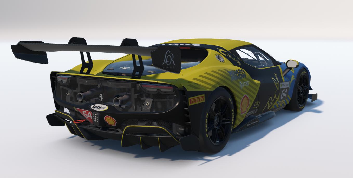 Ray Ban/Puma Ferrari 296 Challenge by Ronald Lawson2 - Trading Paints