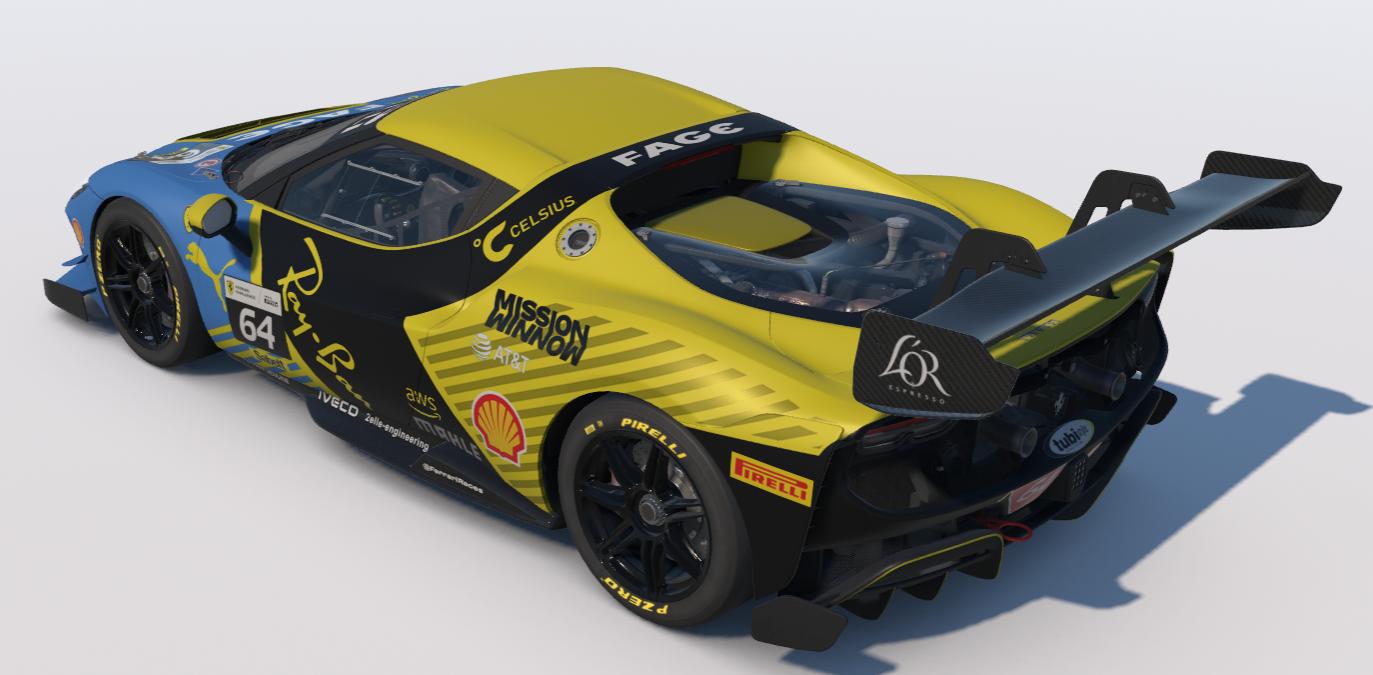 Ray Ban/Puma Ferrari 296 Challenge by Ronald Lawson2 - Trading Paints