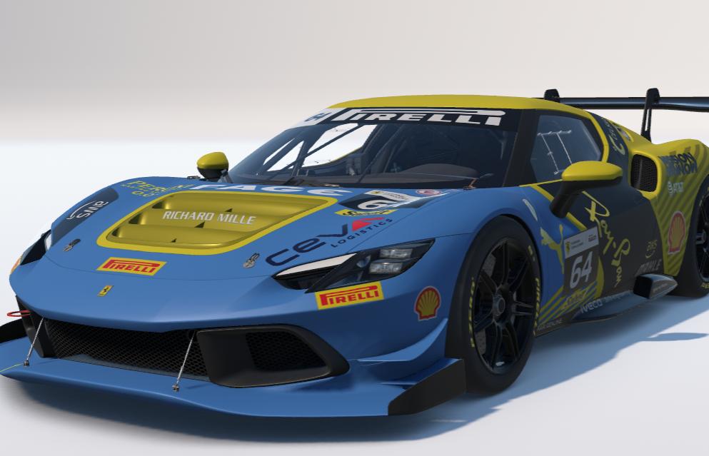 Ray Ban/Puma Ferrari 296 Challenge by Ronald Lawson2 - Trading Paints