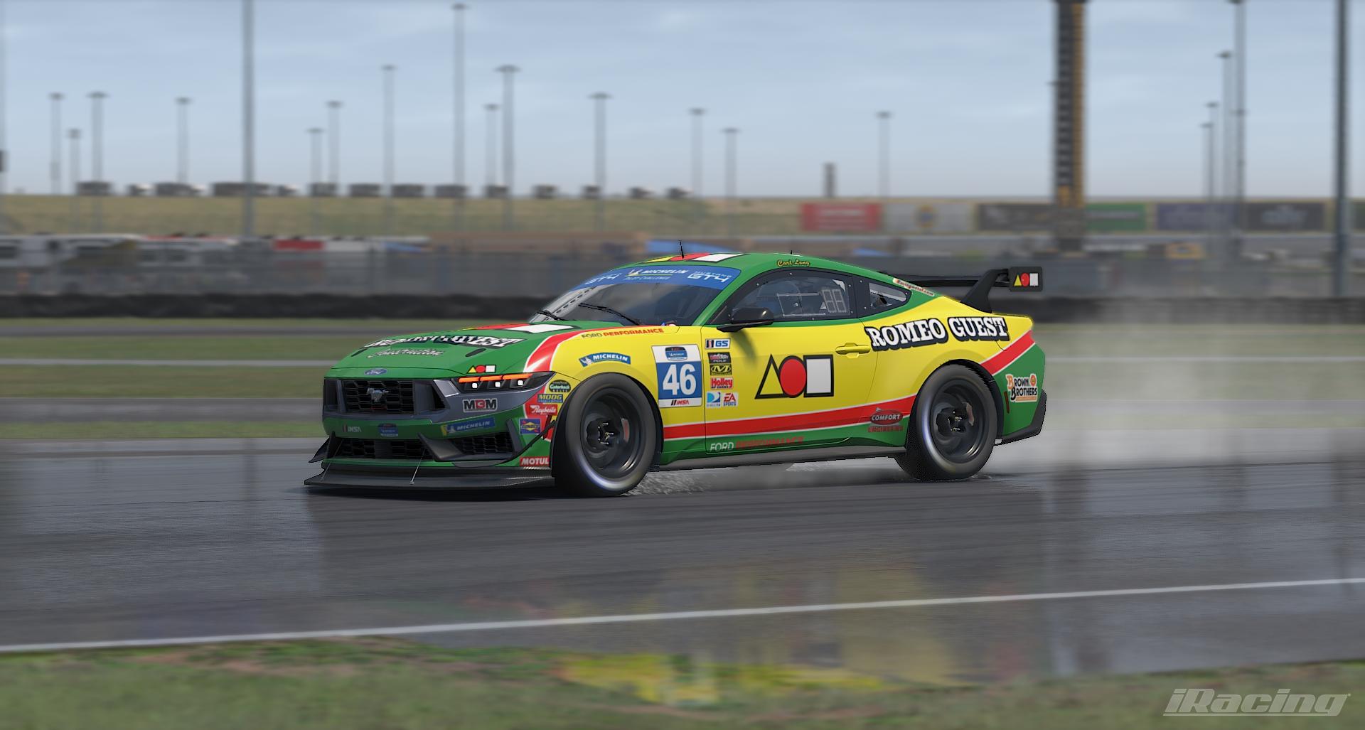 Carl Long Romeo Guest Ford Mustang GT4 by Dustin William Owen Dawes ...