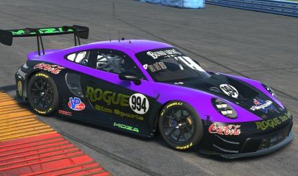 GT3 Porsche 992 2023 ROGUE RED by Rick Vincent - Trading Paints