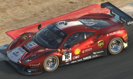 Ferrari 488 GT3 Evo RWB by Scott N. - Trading Paints