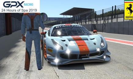 GPX Racing Ferrari Gulf by Brian Mccaig - Trading Paints