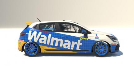 Dirt UMP Modified Team Walmart 2024 by Johnny McNamara - Trading Paints