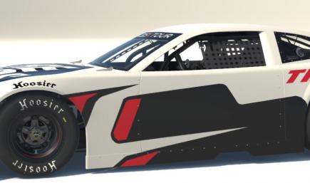 Late Model Stock black tire pro car by Aiden Young - Trading Paints